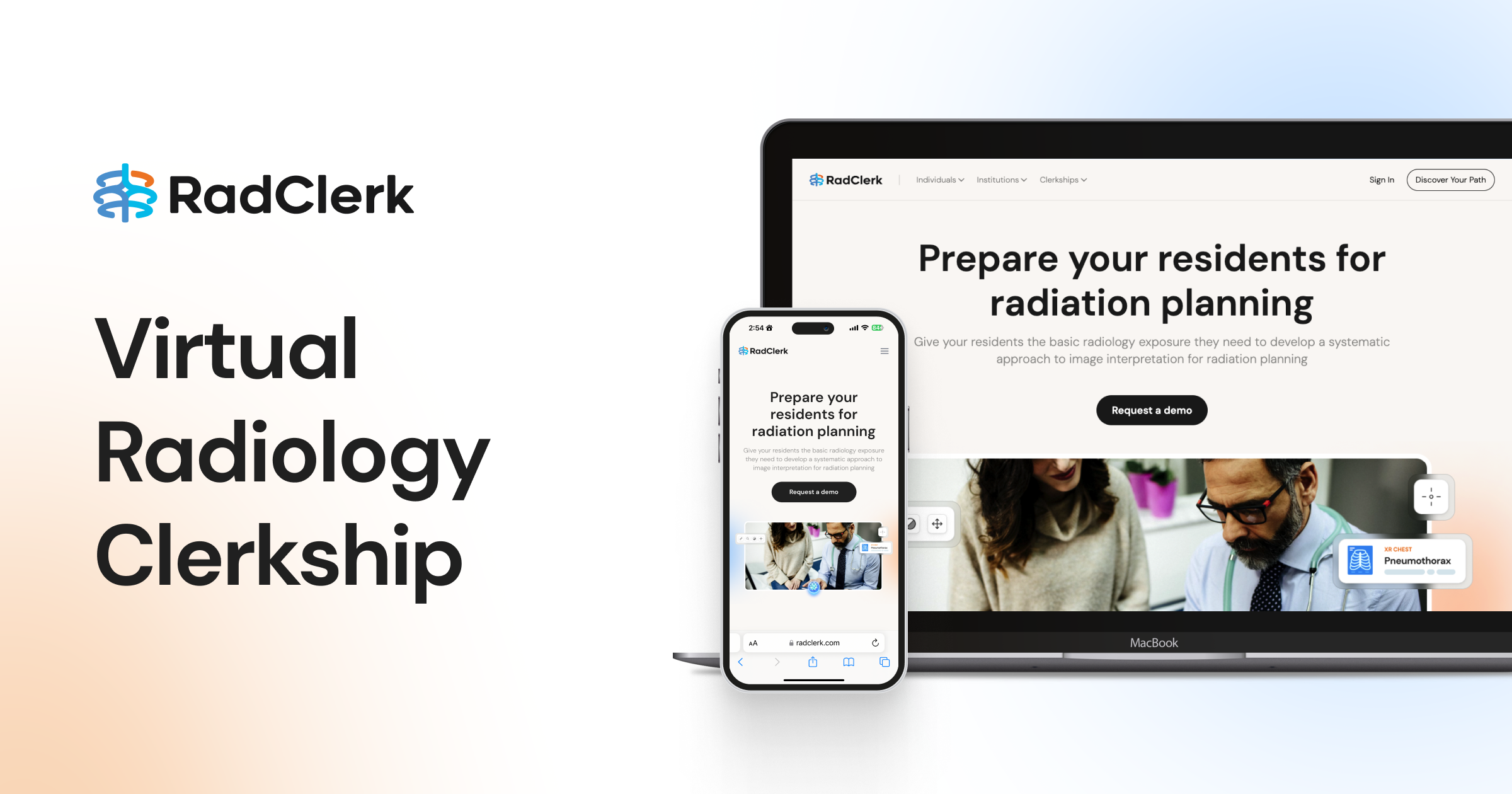 RadClerk for Rad Onc Residency Programs